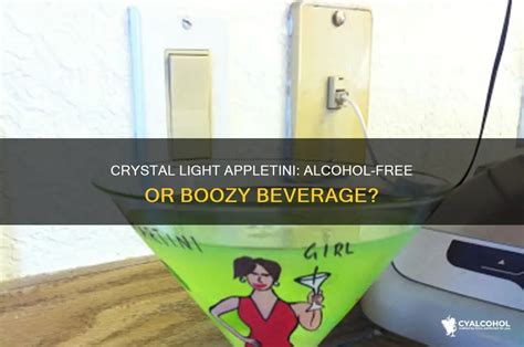 Crystal Light Appletini Alcohol Free Or Boozy Beverage Cyalcohol