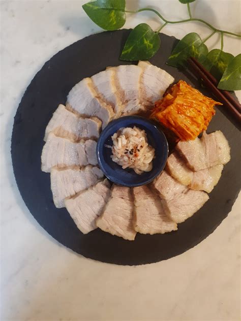 무수분 돼지고기수육 삼겹살 보쌈 삶는법 과일 무수분요리