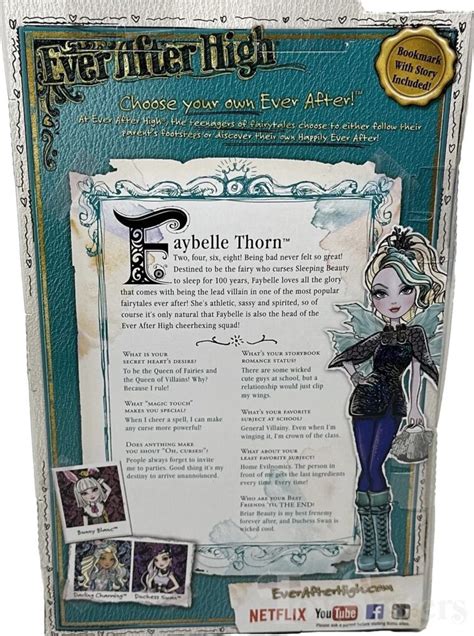 Ever After High First Chapter Faybelle Thorn Toy Sisters