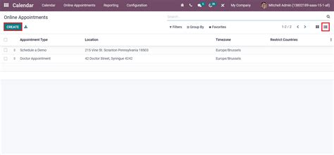 A Detailed Overview Of The Calendar Module In Odoo