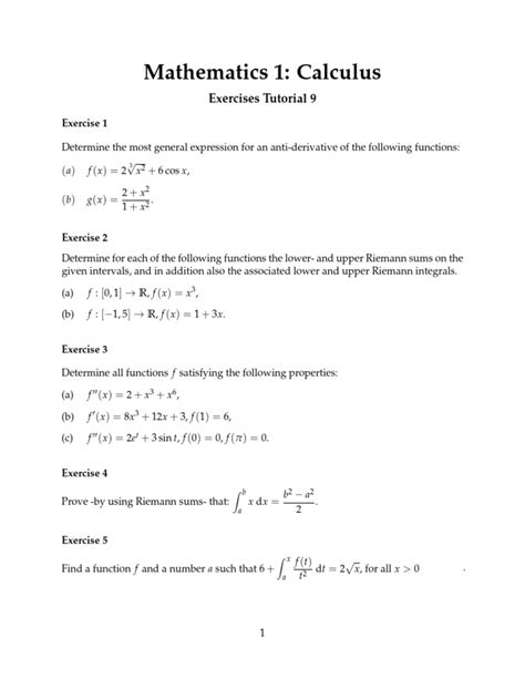 math1 calculus tutorial 9 20242025 pdf