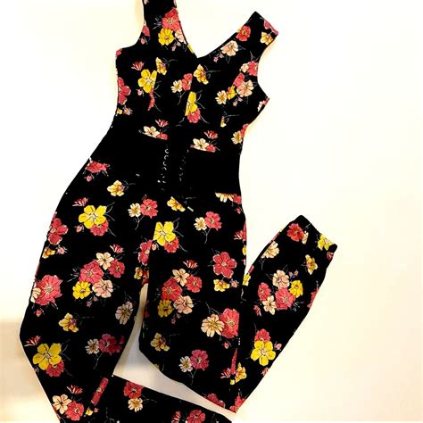 So Cute Xoxo Sexy Floral Corset Lace Waist Jumpsuit … Gem