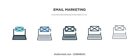 Email Evelope Icon Different Style Vector Stock Vector Royalty Free 1536494129 Shutterstock