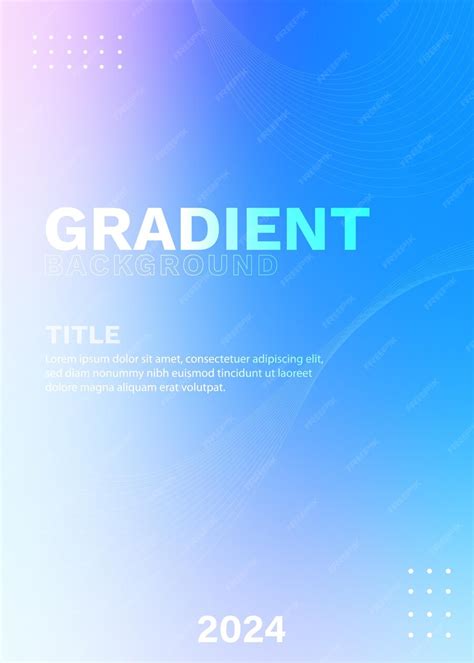 추상적 인 그라디언트 벽지 배경 디자인 트렌드 프리미엄 벡터