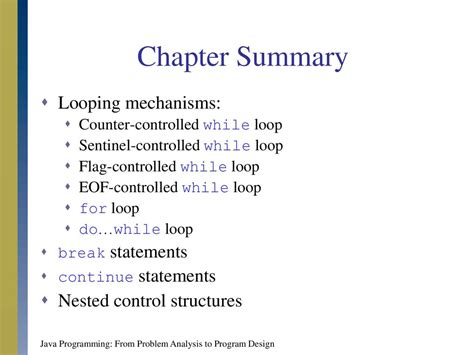 Chapter 5 Control Structures Ii Ppt Download