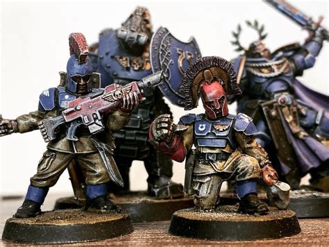 Men Of The Ultramar Auxilia Fight Alongside Ultramarines In The