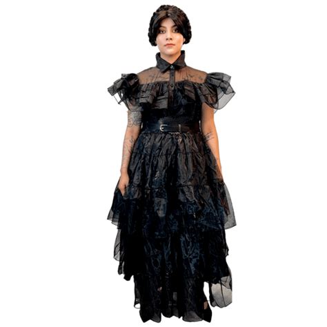 Wednesday Addams Dress Cosplay Adult Costume Abracadabranyc