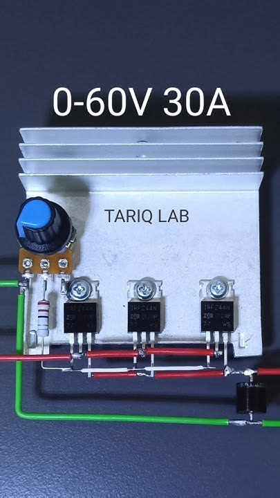 Voltage Regulator 0 60v 30a Voltage Regulator Electronics Projects