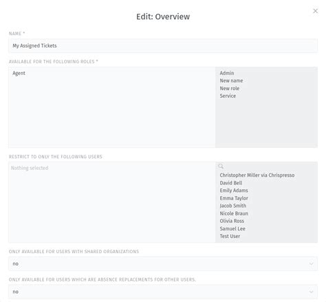 Overviews — Zammad Admin Documentation Documentation