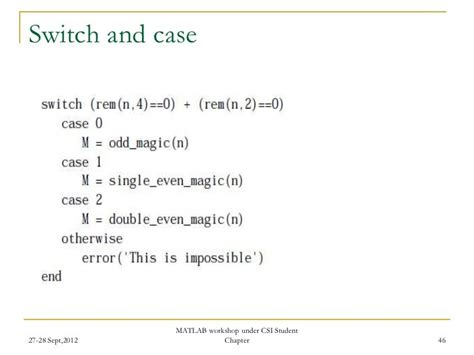 Introduction To Matlab