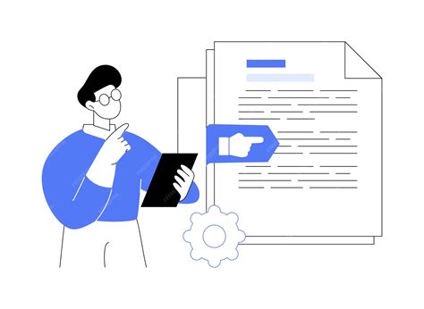 Premium Vector Vision And Scope Document Abstract Concept Vector Illustration