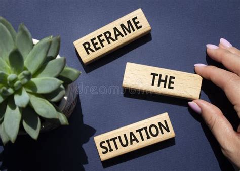 Reframe The Situation Symbol Concept Words Reframe The Situation On