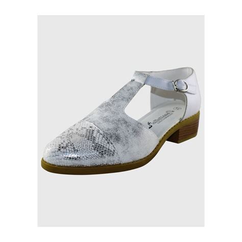 Dinastella Zapato Hooked Blanco Danicolle