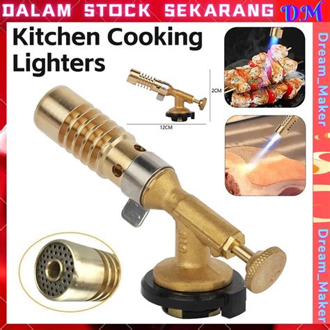 Jual Gas Burner Welding Torch Portable Gas Torch Blowtorch High Temperature Brass Gas Torch