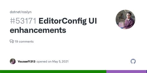 EditorConfig UI Enhancements Issue Dotnet Roslyn GitHub