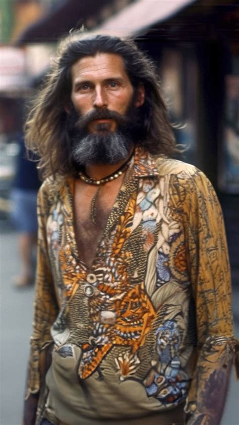 Mens Style The Timeless Allure Of 60s Hippie Chic Boho Men Style