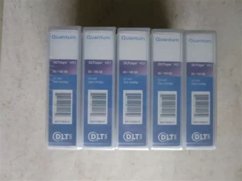FÜnf StÜck Quantum Dlt Tape Vs1 Data Cartridge 160 320gb 160gb Eur 39 00 Picclick De