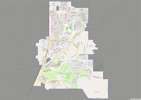Map Of Eagle Point City Thong Thai Real