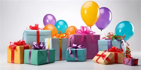 Premium Ai Image Plenty Of Assorted Colored Presents For Birthdays On