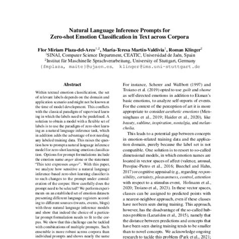 Natural Language Inference Prompts For Zero Shot Emotion Classification