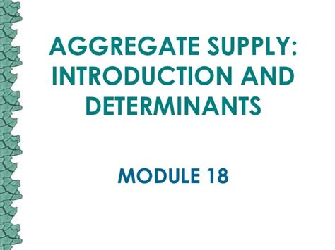 Module 18 Featured Worksheet Aggregate Supply Printable Word Searches