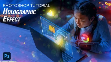 Holographic Effect In Photoshop How To Make Holographic Effect Youtube