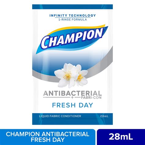 Champion Fabric Conditioner Sachet Fresh Day 28ml 12s Shopee Philippines