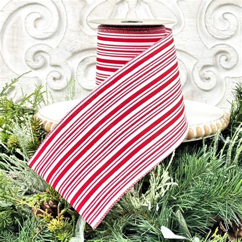 Candy Stripe Ribbon Etsy