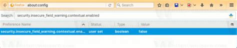 Disable Insecure Login Prompt In Firefox