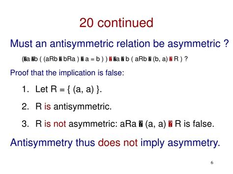 Ppt Relations And Their Properties Selected Exercises Powerpoint