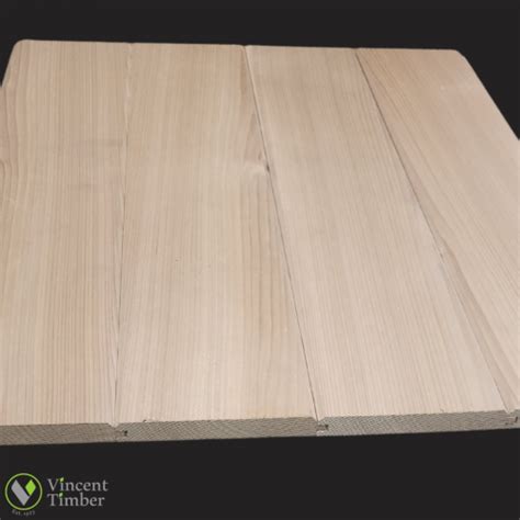 18mm X 145mm Western Red Cedar Vertical Cladding V Joint Face Fixed ‘standard Range