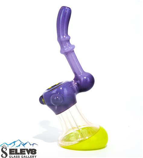 Hammer Bubbler Water Pipe Purple Sexy Twisty By Steve K 1022 Elev8