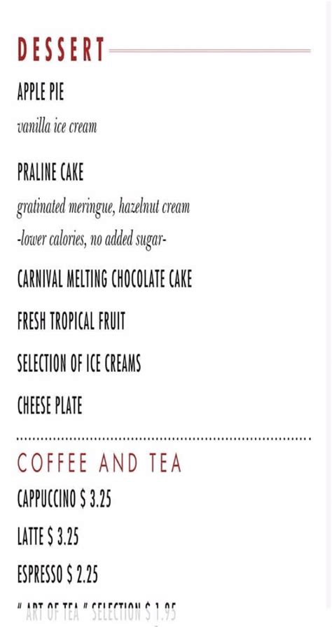 carnival dinner menus 2022 artofit