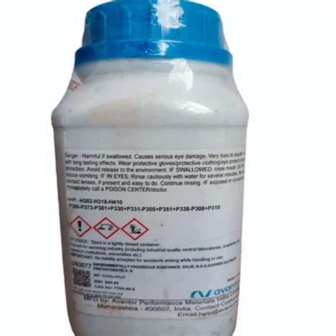 Grade Chemical Grade Copper Sulphate Pentahyd At Inr In Jaipur Am Scientific