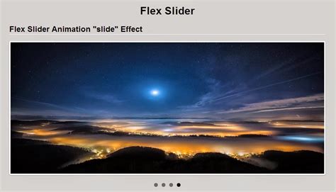 ASP NET CLOUD Flex Slider With Animation Slide And Fade Effect