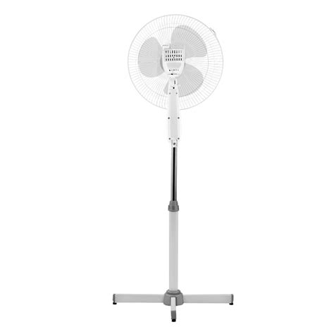 Напольный вентилятор HOME ELEMENT HE-FN1206A белый/серый