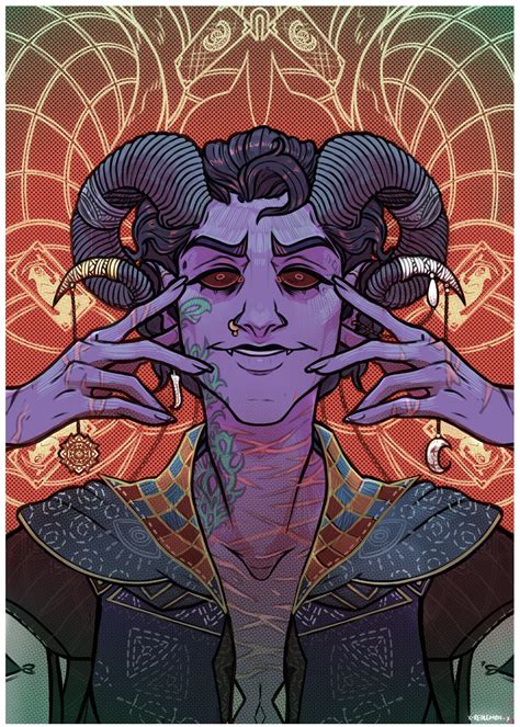 No Spoilers Oc Mollymauk Tealeaf Fanart By Me X Redlemon X R