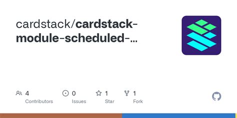 GitHub Cardstack Cardstack Module Scheduled Payment