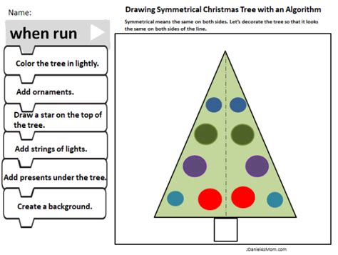 Christmas Coding Drawing A Tree Based On An Algorithm Jdaniel4s Mom