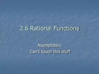 PPT Rational Functions PowerPoint Presentation Free Download ID