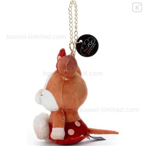 Japan Disney Mascot Holder Mini Plush S Minnie Mouse Nui Bread