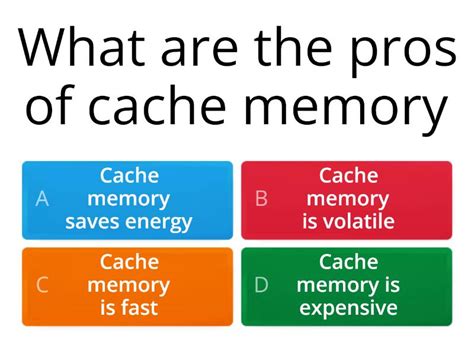 Registers And Cache Word Wall Quiz