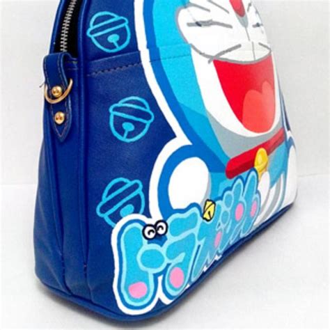 Tas Wanita Lukis Doraemon Dilukis Manual Fesyen Wanita Di Carousell