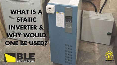 Staticinverters Backuppower Emergencylighting Blelighting Lifesafety Ble Lighting And