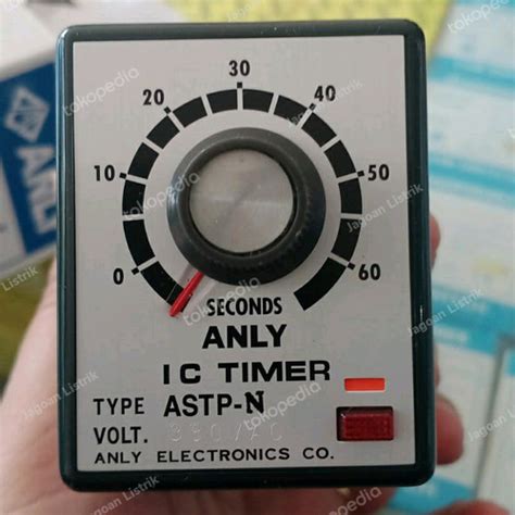 Jual Timer ANLY ASTP N S Second V AC IC Timer ASTPN Termasuk Socket Kota Surabaya