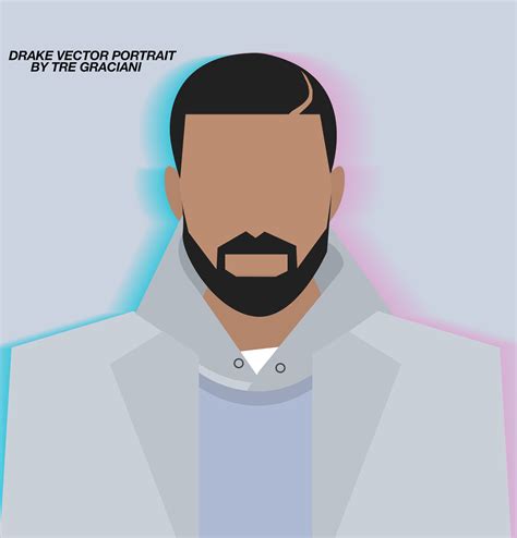 Drake Vector Portrait On Behance