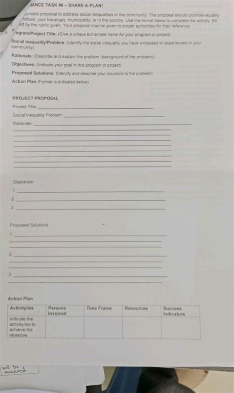 MANCE TASK 6 SHARE A PLANproject Proposal To StudyX