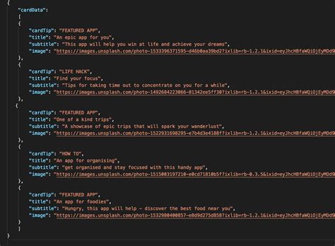 framer x using local json data to populate design components