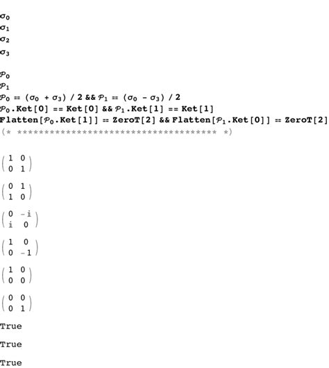 Qubit Pauli And Projection Operators Download Scientific Diagram