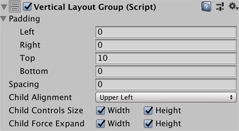 Unity Ui 布局二